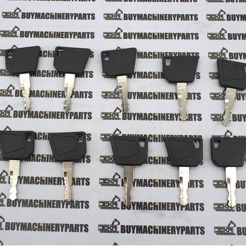 10 Pcs Ignition Keys 14607 for JCB Bobcat Bomag Caterpillar Dynapac Fo ...