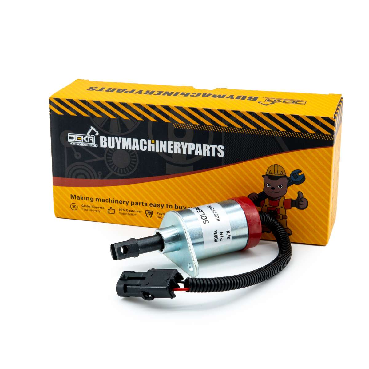 12 Volt Solenoid RE526570 for John Deere Skid Steer CT322 4120 4720 En ...