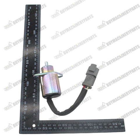 12V Fuel Shutoff Solenoid 2848A278 Fit for CAT 236 246 Skid Steer Perk ...
