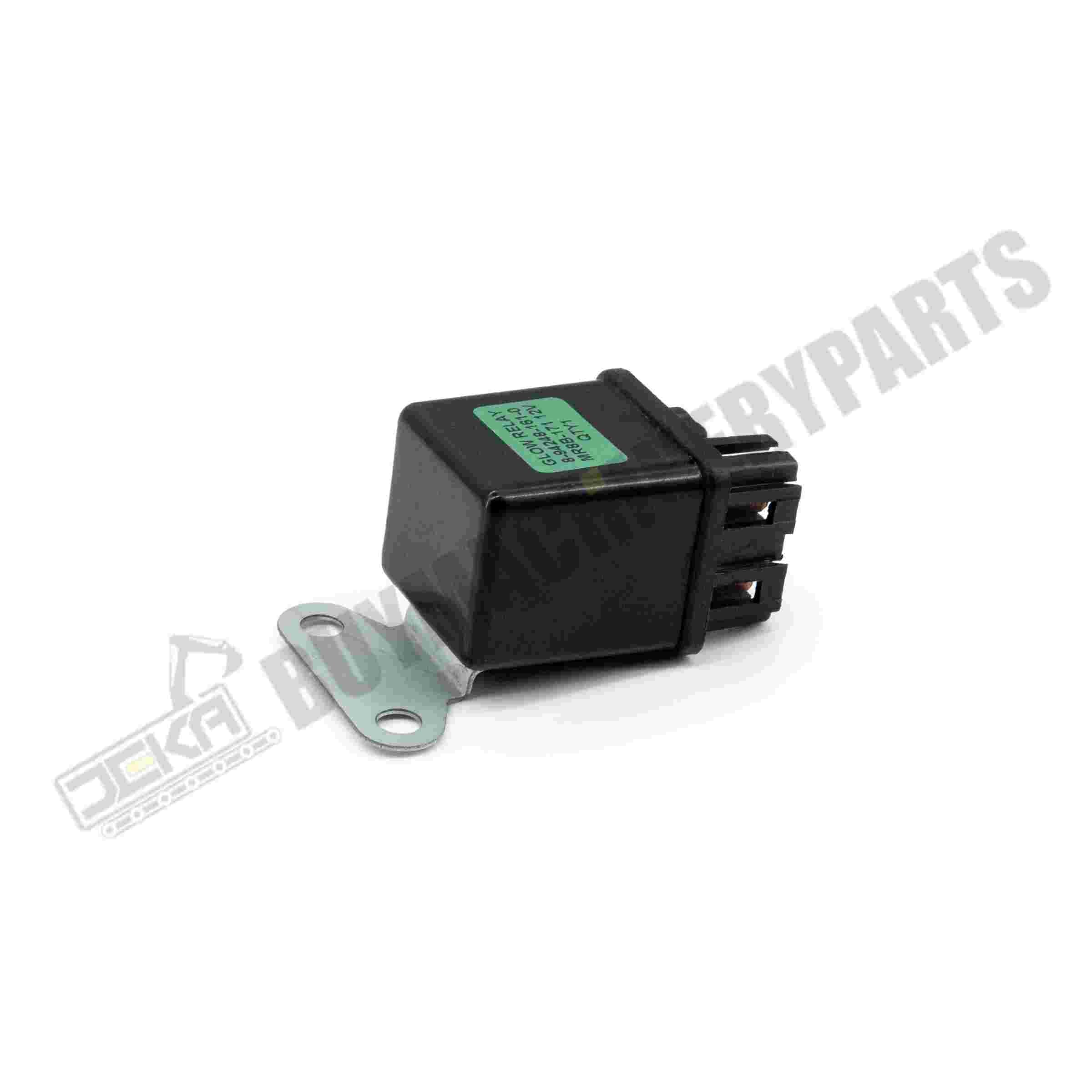 12V Glow Plug Relay 8942481610 for Isuzu Engine Hitachi EX27U EX30U EX ...