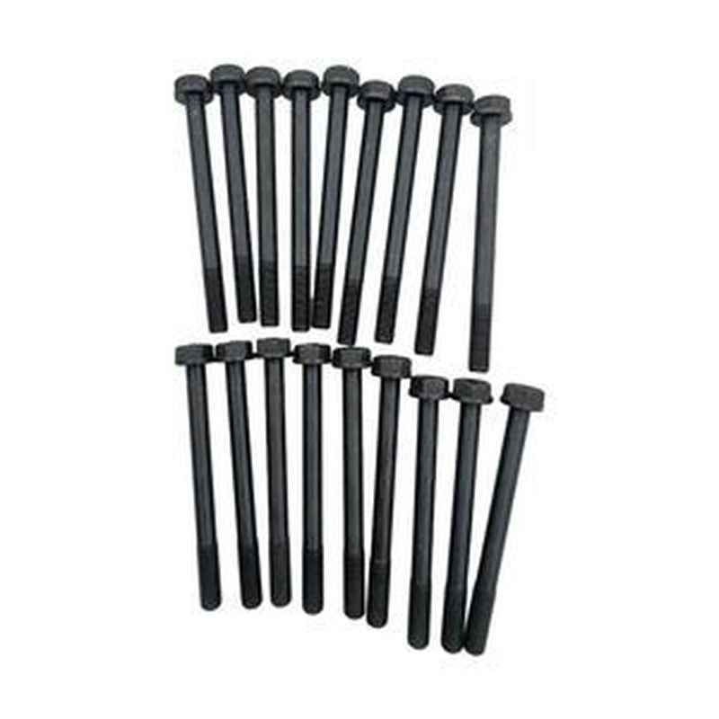 Cylinder Head Bolt Kit (18pcs) 14-32145-01 for Isuzu 4JH1/4JB1 Engine ...