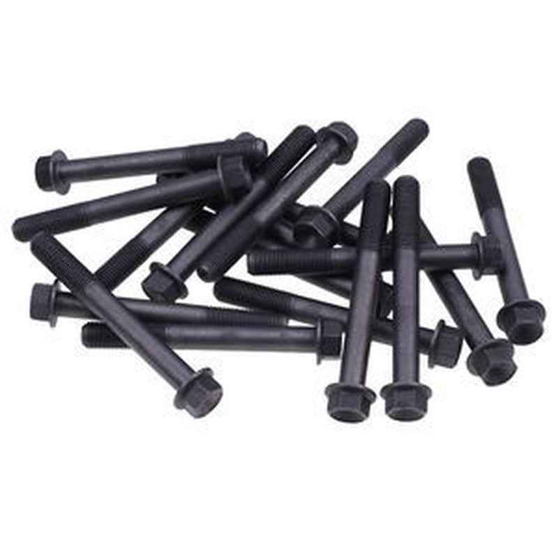 Complete Cylinder Head Bolt Kit (18pcs) 32F01-00500 for Mitsubishi D04 ...