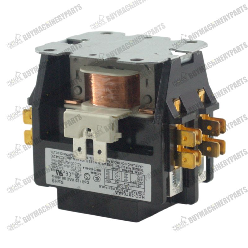 40A 2 Pole 120V Contactor Single Phase AC Contactors HCDPY212040CC ...