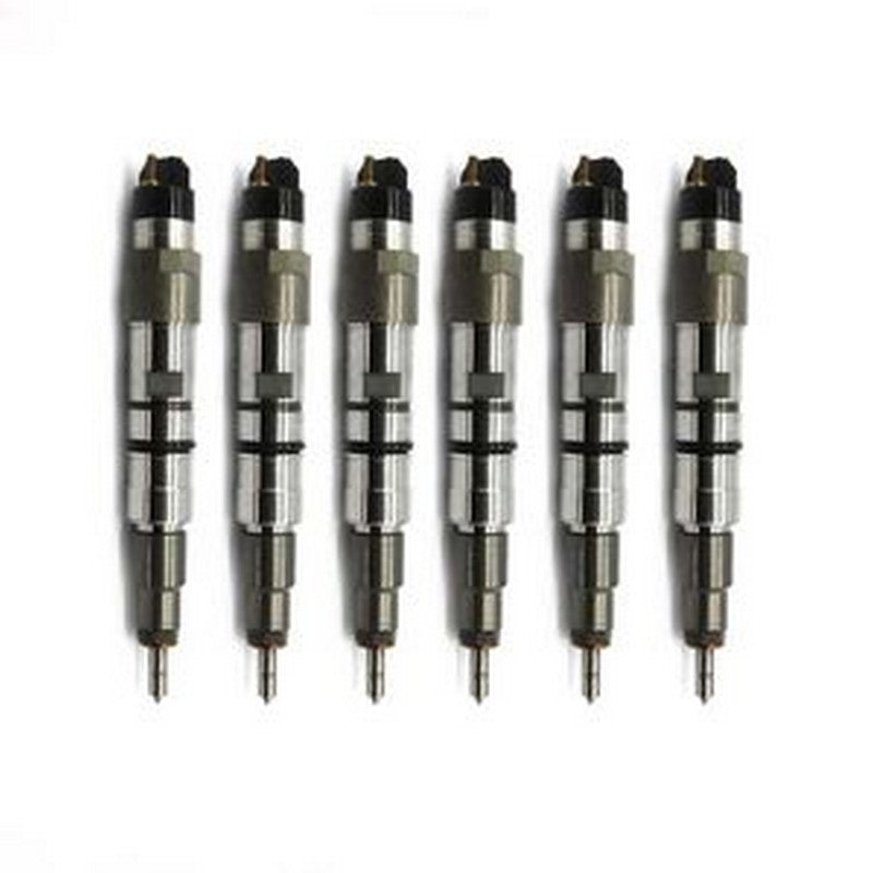 6 Pcs Bosch Fuel Injector 0445120145 65.10401-7005 for Doosan Daewoo E ...
