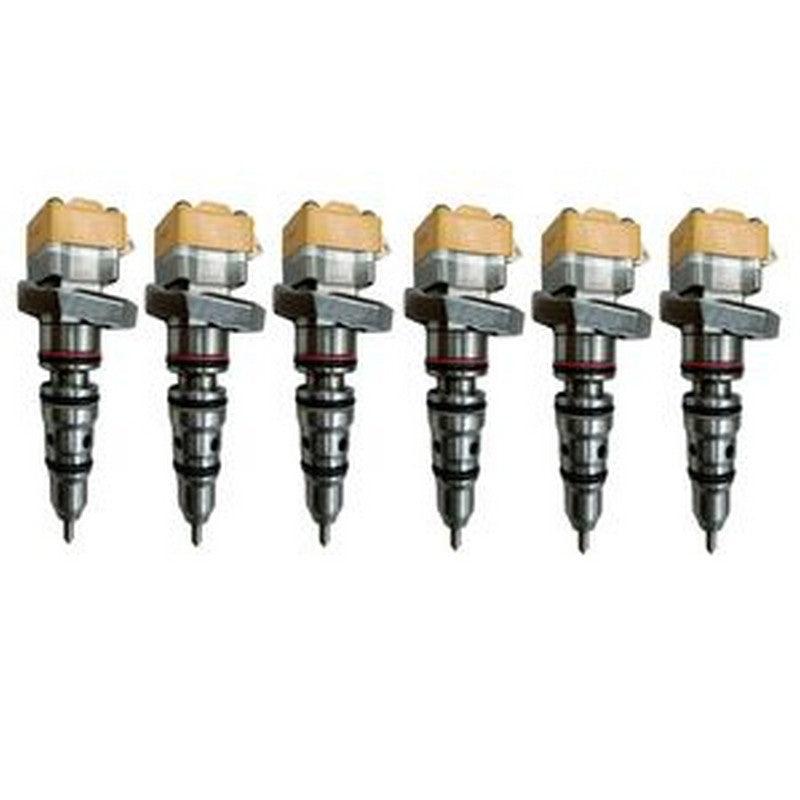 6 Pcs Fuel Injector 10R-0782 for Caterpillar CAT Engine 3126B 3126E ...