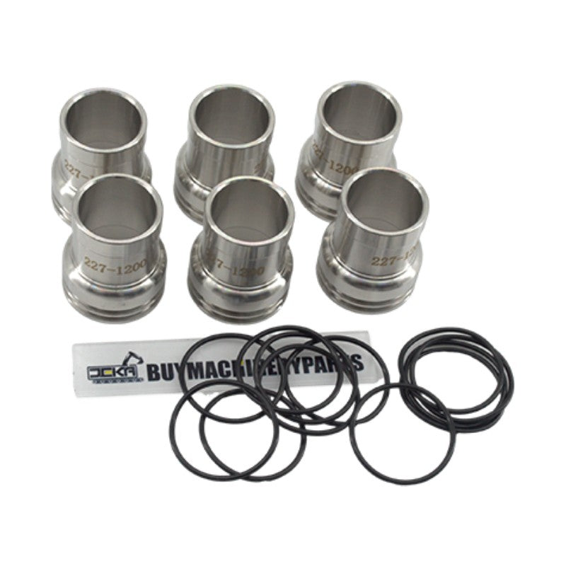 6 Pcs Injector Sleeve With O-Ring 227-1200 for Caterpillar CAT Engine ...