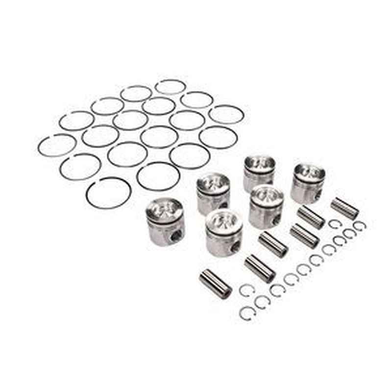 6-Piece Piston & Ring Kit 4955520 for 07-19 Dodge Ram 6.7L Cummins ...