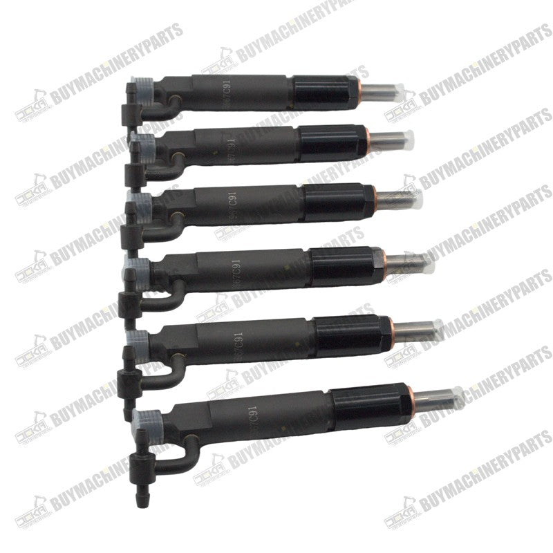 6PCS Fuel Injector 675967C91 for Farmall 966 1066 1086 1466 1486 1566 ...