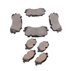 8-Piece Brake Pad Set 4M0698451C/4M0698151AK for Bentley Bentayga 2017 ...