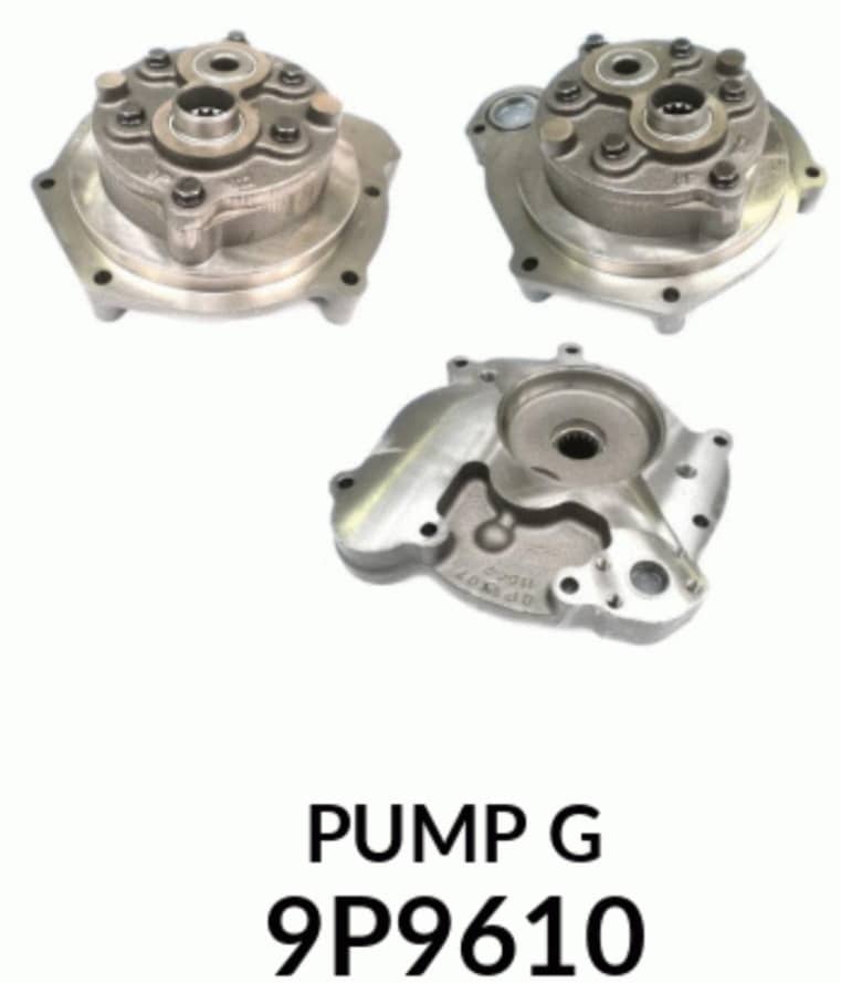 Gear Pump 9P9610 for Caterpillar CAT 966D 966E 966F Wheel Loader R2900 ...