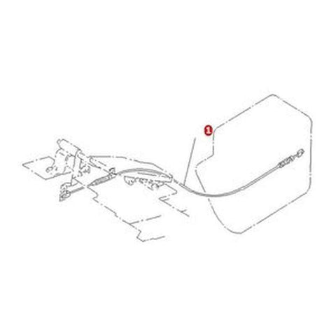 Accelerator Cable 3EB-37-31460 for Komatsu Forklift BX20 FD10/15-16 ...