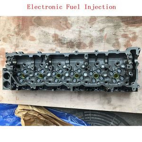 6HK1 Complete Cylinder Head with Valves for Isuzu Engine JCB JS330 Joh ...
