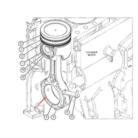Connecting Rod 490-8380 for Caterpillar CAT C9.3 Engine – Buymachineryparts