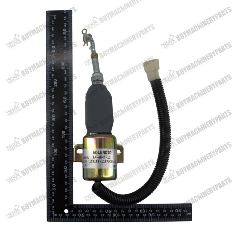 12V Fuel Shut Off Shutdown Solenoid Valve SA-4847-12 1751ES-12E7UC5B1S ...