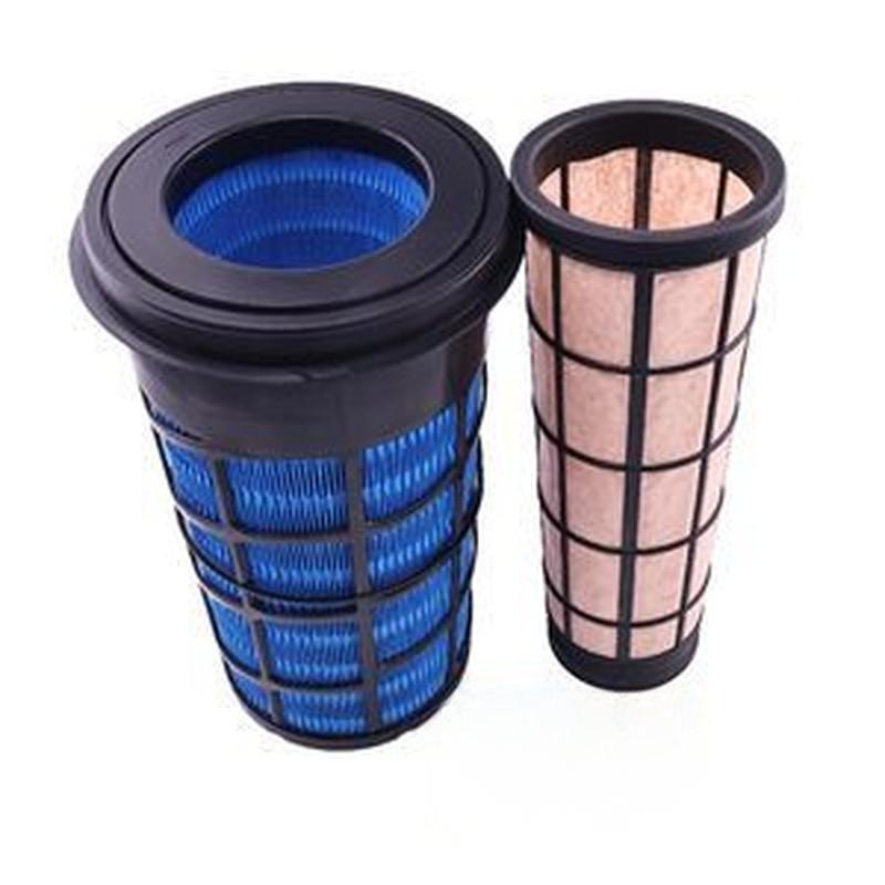 Air Filter Kit AT332908 AT332909 for John Deere Excavator 130G-329D ...