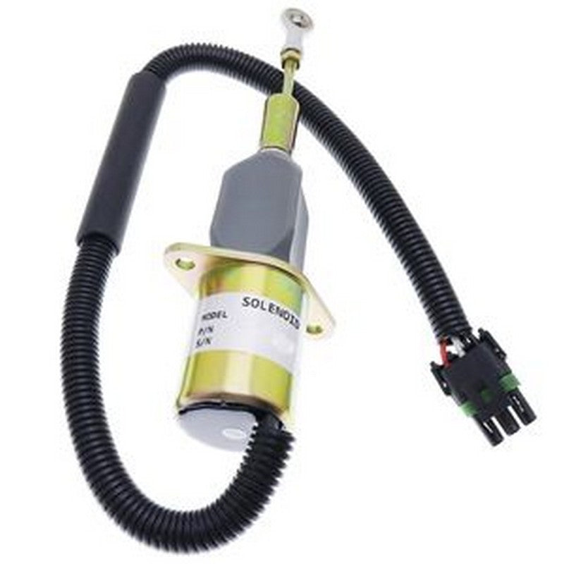 Fuel Shutoff Solenoid 1755ES RE504223 for John Deere PowerTech Engine ...