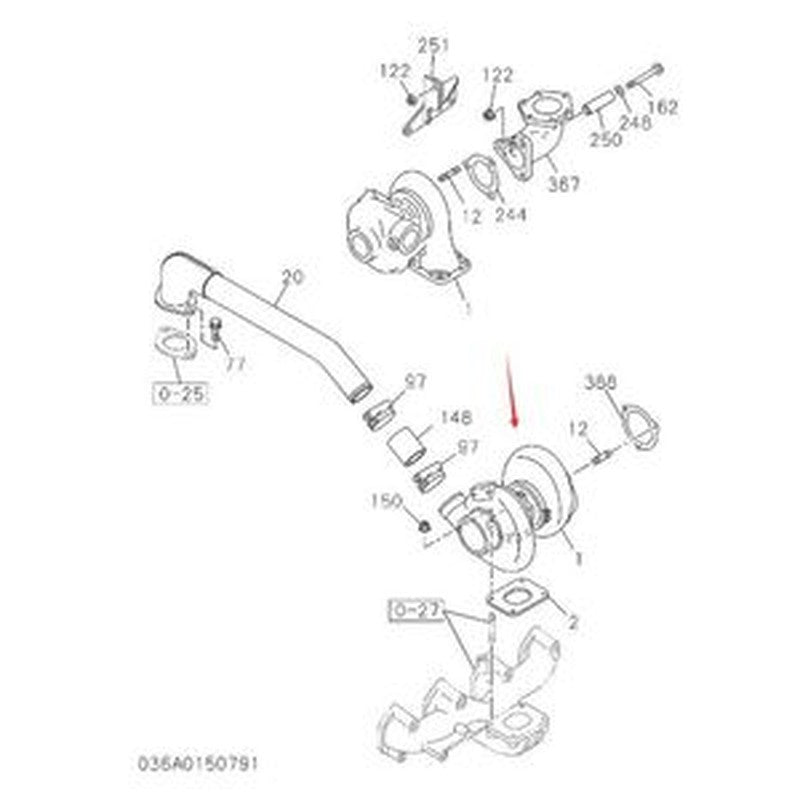 Heavy-Duty TD04HL Turbo 8972894431 for Isuzu 4BG1 Engine & Hitachi ZX1 ...