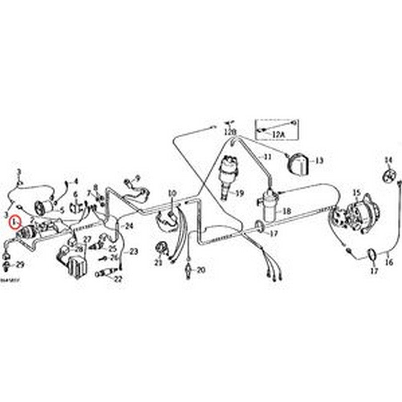 Ignition Switch AT21880 for John Deere Tractor 1020 1520 2020 2030 ...