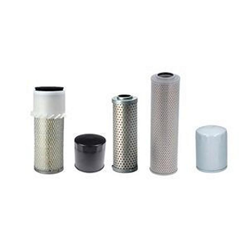 Filter Kit for Isuzu Engine 4JB1 Hitachi Excavator EX60UR EX60URG ...