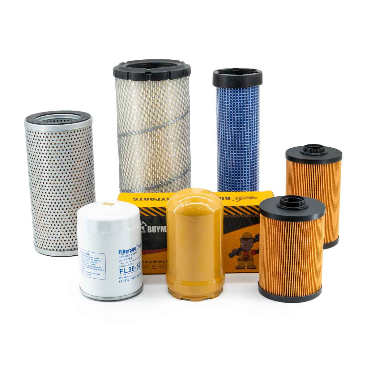 Maintenance Filter Kit for CASE Crawler Excavator CX80C Tier 4 ...
