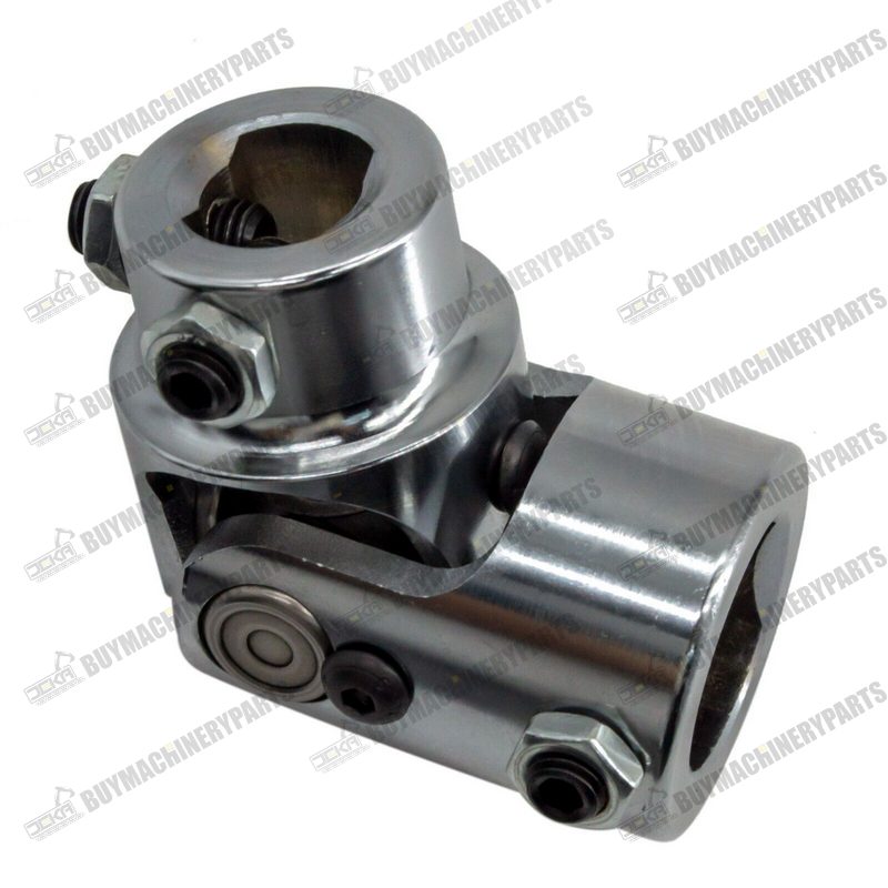 New 1" DD to 3/4" DD Steering Shaft U Joint Coupling Chrome ...