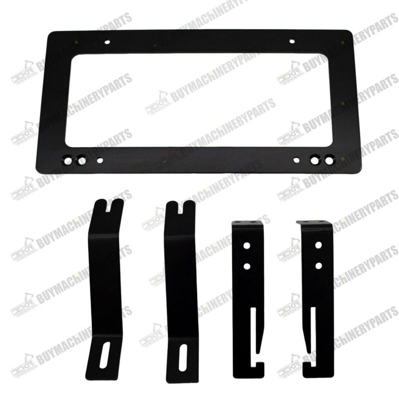 No Hole Front Grille License Plate Frame Bracket Kit for Tesla Model Y ...