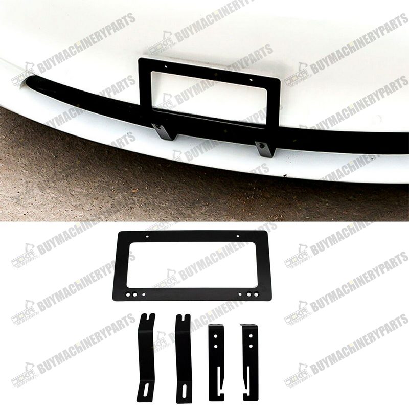 No Hole Front Grille License Plate Frame Bracket Kit for Tesla Model Y ...