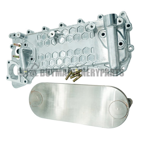 Oil Cooler Core & Cover 8980853125 8973341002 for Isuzu Engine 4HK1 4H ...
