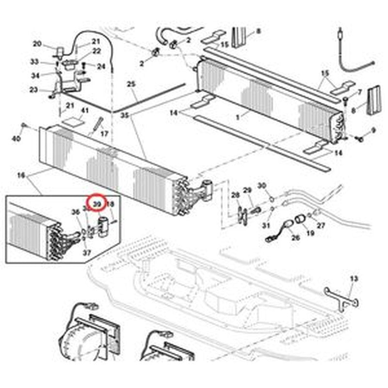 Pressure Relief Valve AL160578 for John Deere Engine 4045/6068 Tractor ...