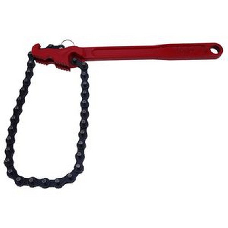 12 Inch Heavy Duty Reversible Chain Wrench for 1.5" to 6" Diameter Adj ...