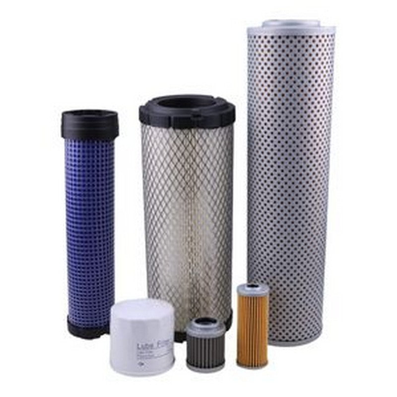 500 Hours Filter Kit for John Deere Excavator 26G (PIN:1FF026GX-K26000 ...