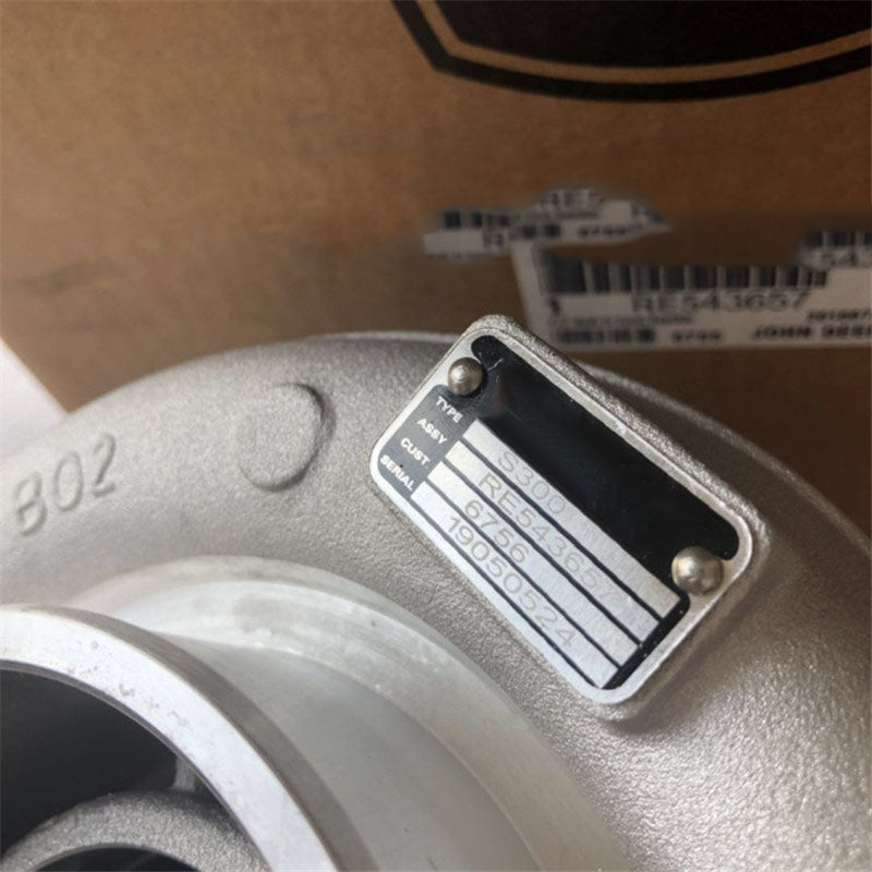 Turbo 179376 Turbocharger RE543657 for John Deere 6068 6.8L ...