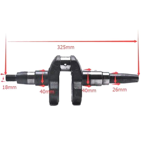 Crankshaft for Kipor Kama 186FA 40mm Shaft Diameter 5KW Engine ...