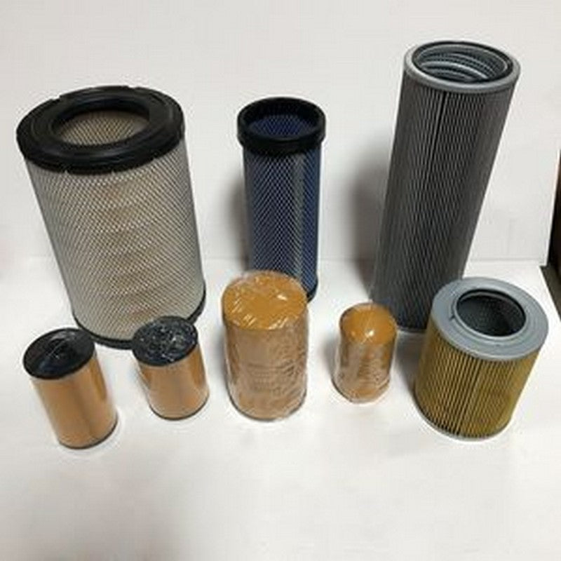 Filter Kit for Isuzu Engine 4HK1 CASE Excavator CX240B CX210B ...