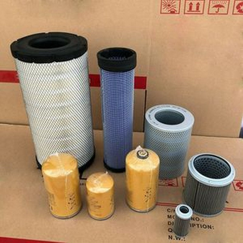 Filter Kit for Komatsu Engine 6D102 Excavator PC200-7 – Buymachineryparts