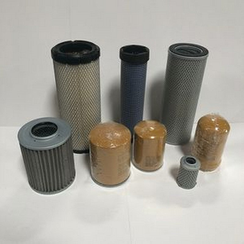 Filter Kit for Mitsubishi Engine 4M40 Caterpillar CAT Excavator E307B ...