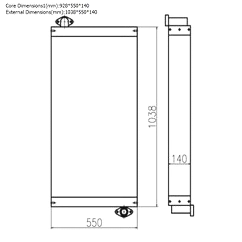For Caterpillar Excavator CAT 329D Hydraulic Oil Cooler – Buymachineryparts