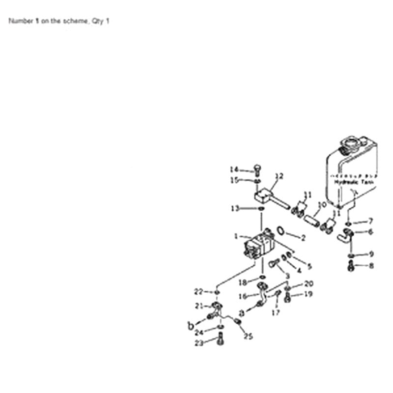 For Komatsu Grader GD600R-3 GD605A-3 GD505A-2 GD655A-3 Hydraulic Pump ...