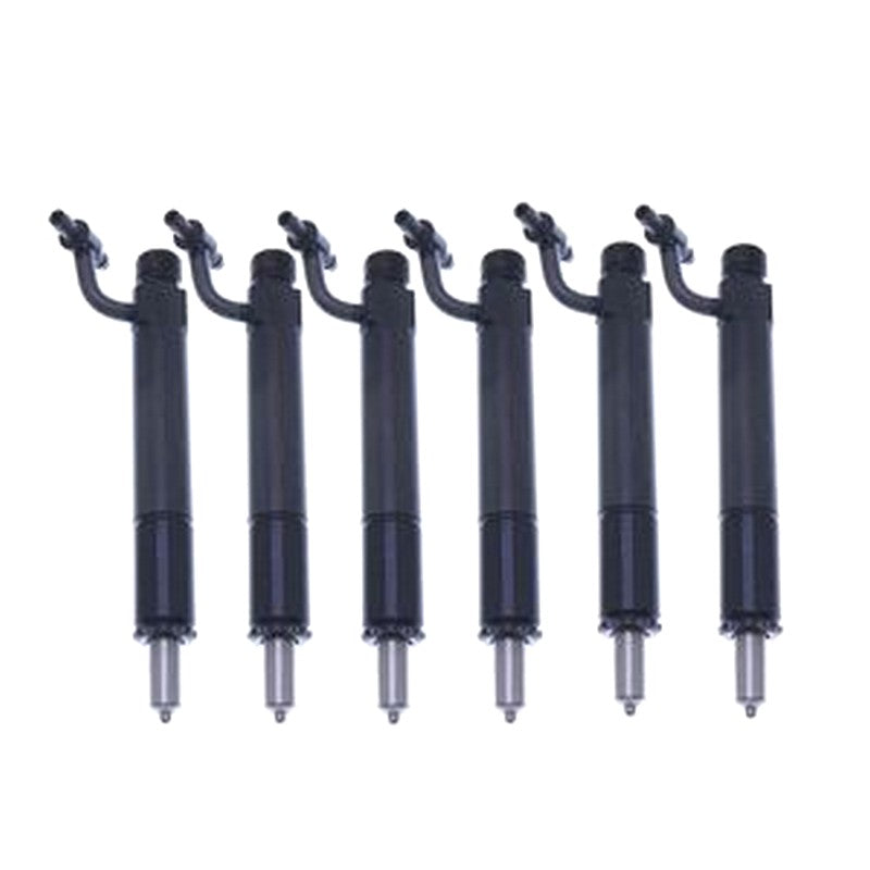 6PCS Fuel Injector 675967C91 for Farmall 966 1066 1086 1466 1486 1566 ...