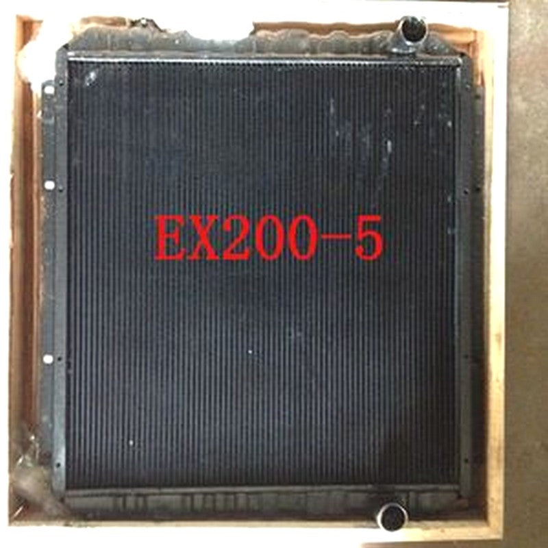 For Hitachi Excavator EX200-3 EX200-5 MA145-5 Water Tank Radiator Core ...