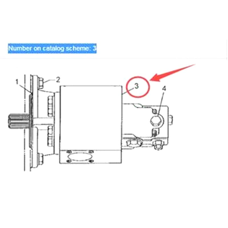 Hydraulic Gear Pump 1U1779 for Caterpillar CAT 980C 980F Wheel Loader ...