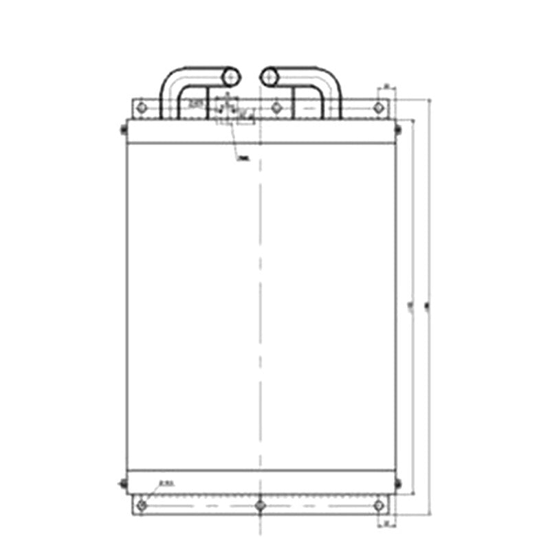 Oil Cooler 11NB-45533 11NB-45532 11NB-45531 for Hyundai Excavator R455 ...