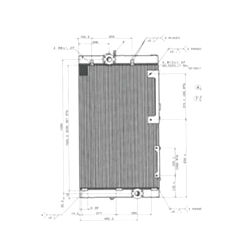 Oil Cooler 11QA-40212 for Hyundai Excavator R360LC-9 – Buymachineryparts