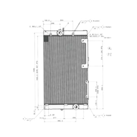 Oil Cooler 11QA-40212 for Hyundai Excavator R360LC-9 – Buymachineryparts