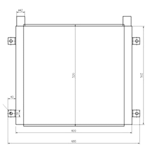 Oil Cooler 426-03-21370 for Komatsu HD785-7 WA600-3 WD600-3 WA600-3D ...