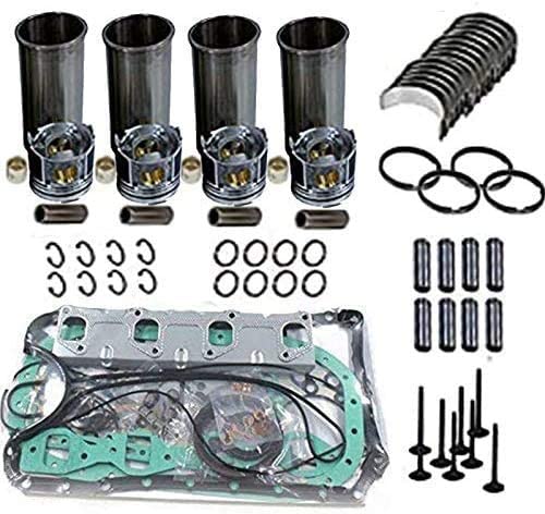 Overhaul Rebuild Kit for Isuzu 4LE2 IHI Excavator 45NX Denyo Generator ...