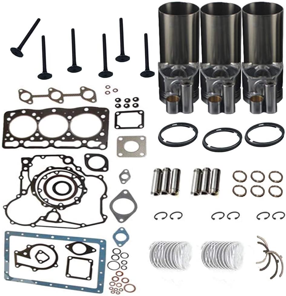 Overhaul Rebuild Kit for Yanmar 3TN75 Engine F17 FX17 FX16 Tractor ...
