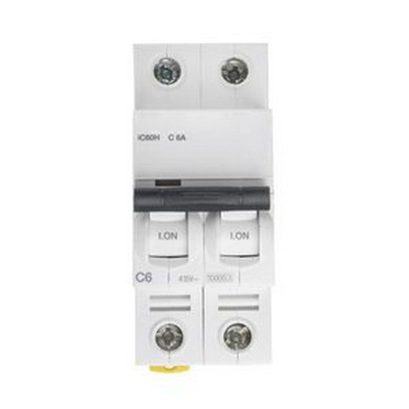 Schneider Electric Breaking Capacity A9F54206 Acti 9 iC60H MCB 6A Curv ...