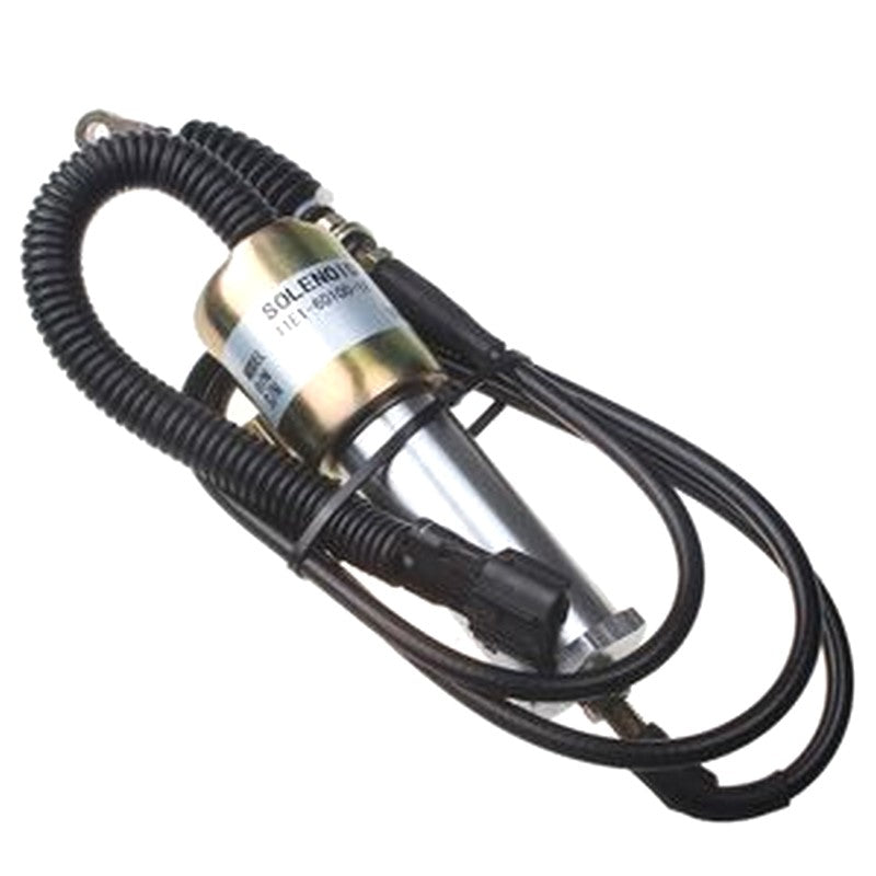 Fuel Shutoff Stop Solenoid 11E1-60100 60V1-60100 for Doosan Daewoo DH2 ...