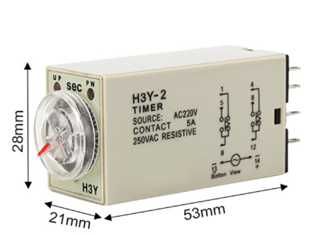 Timer Relay H3Y-2 AC220V – Buymachineryparts
